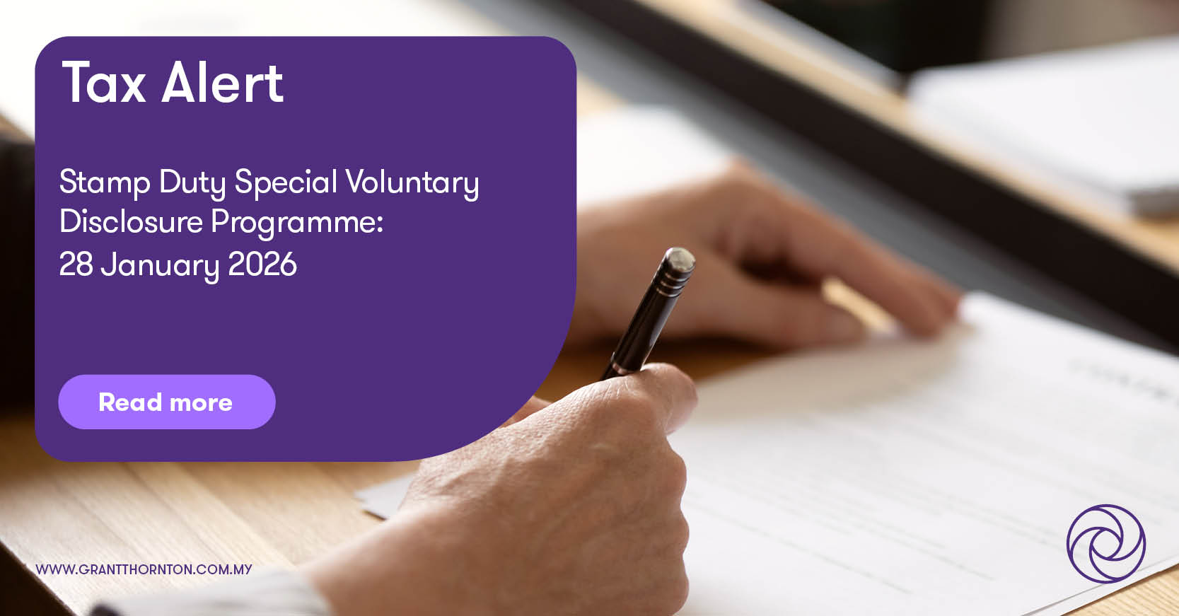 Stamp Duty Special Voluntary Disclosure Programme: 28 January 2026 ...